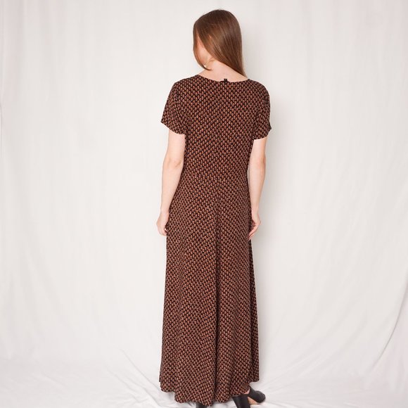 Frye | Dresses | Frye Shortsleeve Buttonfront Floral Maxi Dress | Poshmark